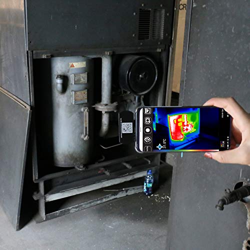 Hti-Xintai High Resolution Thermal Imaging Camera for Android Smartphones, USB Type-C - Black