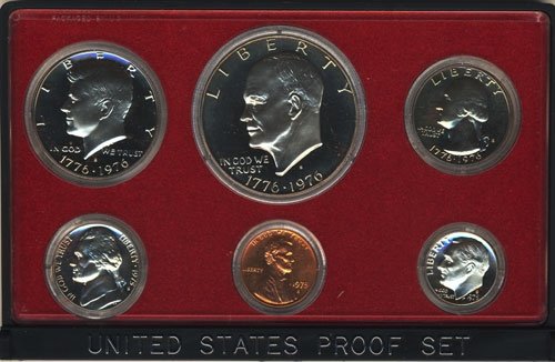 1975 S Clad Proof 6 Coin Set in Original Government Packaging Proof