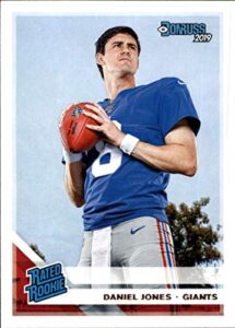 2019 donruss #304 daniel jones new york giants rr (rated rookie) nfl football card (rc - rookie card) nm-mt