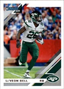 2019 donruss #211 le'veon bell new york jets nfl football card nm-mt