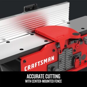 CRAFTSMAN Benchtop Jointer, Up to 22,000 cuts per Minute, 10 Amp, Corded (CMEW020)