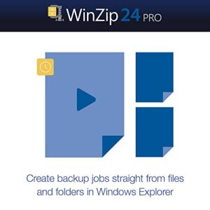 Corel WinZip 24 Pro | File Compression & Decompression Software with Essential Backup Tools | Subscription-Free [PC Download] [Old Version]