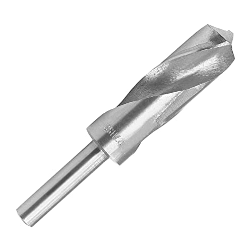 Utoolmart Reduced Shank Drill Bit 27mm High Speed Steel HSS 4241 with 1/2 Inch Straight Shank 1pcs