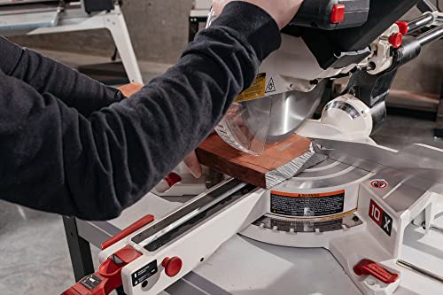 JET 10-Inch Sliding Dual-Bevel Compound Miter Saw, 1Ph 115V (JMS-10X)