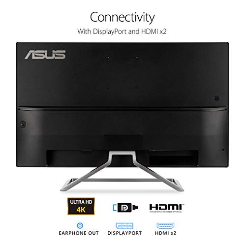 ASUS VA32UQ 31.5” HDR Monitor 4K (3840 x 2160) FreeSync Eye Care DisplayPort HDMI HDR10,Black