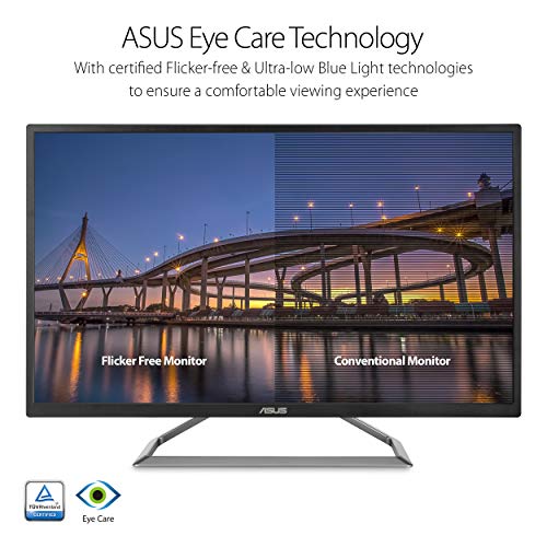 ASUS VA32UQ 31.5” HDR Monitor 4K (3840 x 2160) FreeSync Eye Care DisplayPort HDMI HDR10,Black