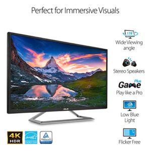 ASUS VA32UQ 31.5” HDR Monitor 4K (3840 x 2160) FreeSync Eye Care DisplayPort HDMI HDR10,Black