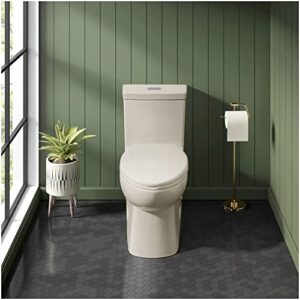 Swiss Madison Well Made Forever SM-1T117 Classe One Piece Toilet Dual Flush 0.8/1.28 gpf, Glossy White