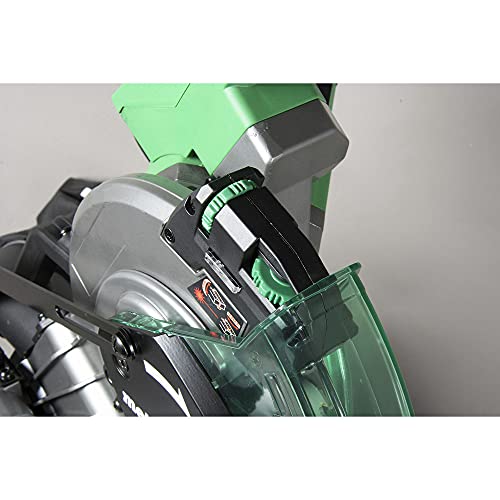 Metabo HPT Sliding Compound Miter Saw | 10-Inch Blade | Double Bevel | Laser Marker | 15-Amp Motor | 5 Year Warranty | C10FSHCT