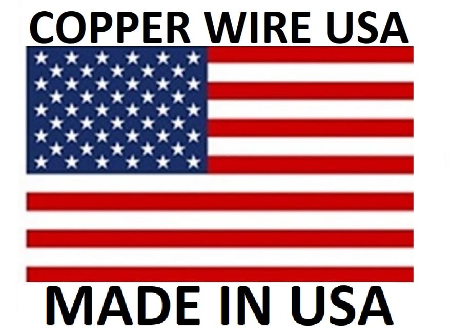 12 Ga Solid Bare Copper Round Wire 50 Ft. Coil (Dead Soft) 99.9% Pure