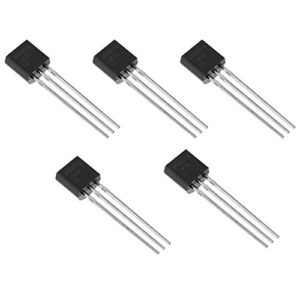 bridgold 5pcs lm35dz lm35 analogue precision centigrade temperature sensor ic,to-92