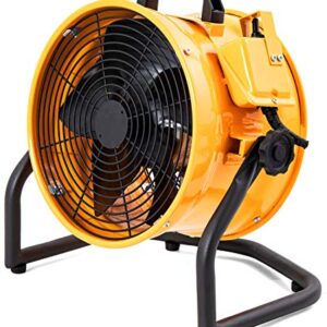 MOUNTO 1/2HP 3000CFM 12" Portable Axial Blower Exhaust Fan Confined Space Blower