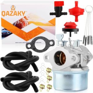 qazaky carburetor compatible with tecumseh 632537 632537a 632561 632562 640093 640309 tc-632537 tc-632562 hsk845 hsk850 th139sa th139sp 8204e 8221e 8221f 8222e 8327d 8344f 8702d mfg 5278 1446 1540