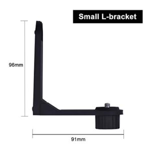 Laser Level L-shape Bracket Magnetic Level Adapter 1/4" Port for Universal Levels Two Size