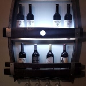 Lighted Wine/Whiskey Rack