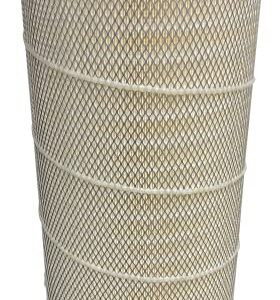 Braden Filtration Dust Collector Filter - Height: 26" OD: 13.84" ID: 9.479" / Nanofiber FR Open-Open Pans - MADE IN USA