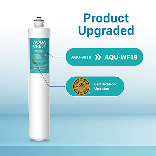 AQUACREST H-300 Under Sink Water Filter, NSF/ANSI 42 Certified, 24K Gallons, Replacement Cartridge for Everpure H-300, H-300-NXT, 7CB5, EV9270-71, EV9270-72, EV9618-11, EV9855-50, EV9282-01, Pack of 2