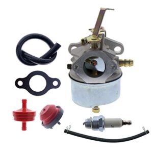 cnfaner 631793 carburetor for tecumseh 631440 h70 h80 7hp 8hp 9hp snowblower with gasket kit