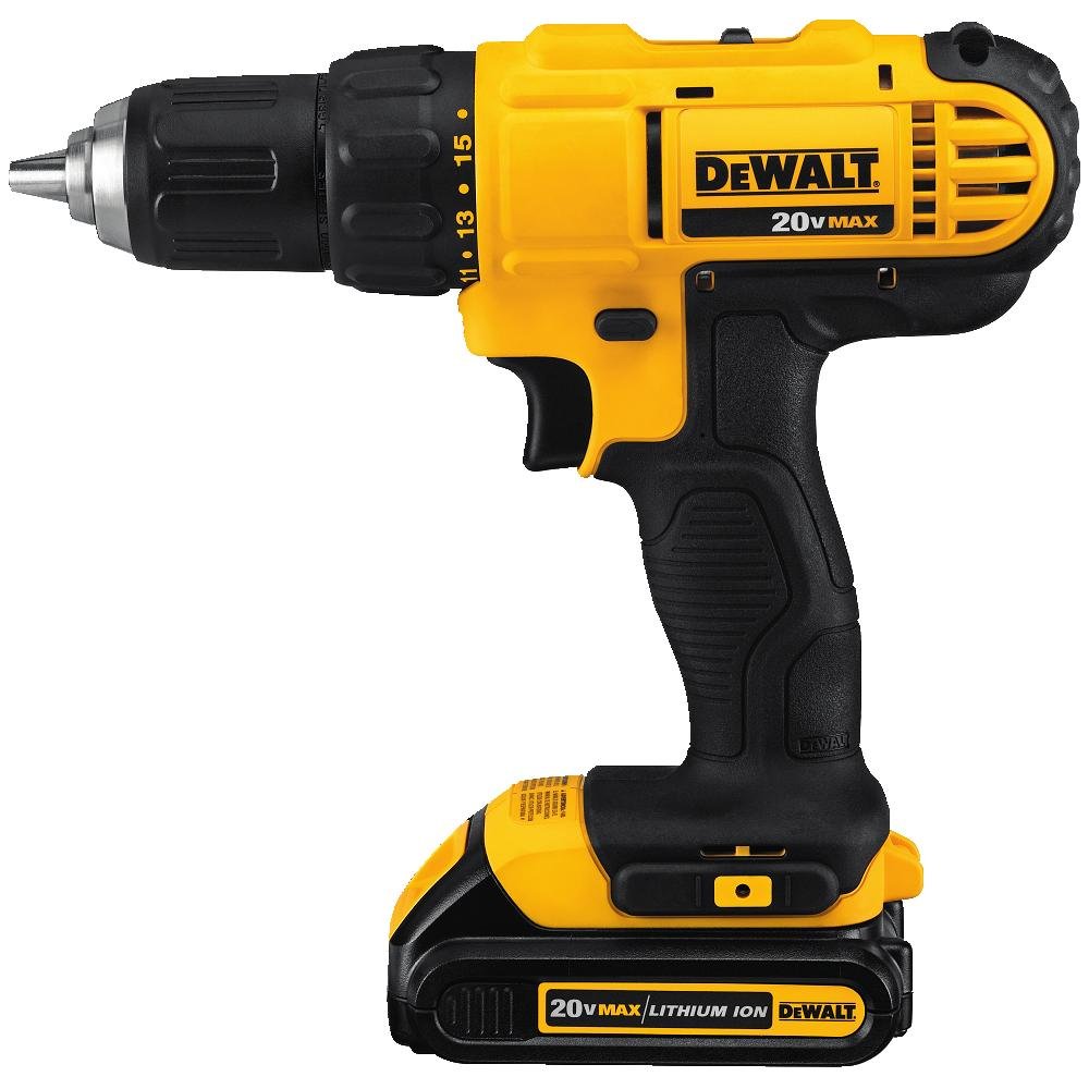 DEWALT 20V MAX* Cordless Drill/Driver Kit with Screwdriver/Drill Bit Set, 100-Piece (DCD771C2 & DWA2FTS100)