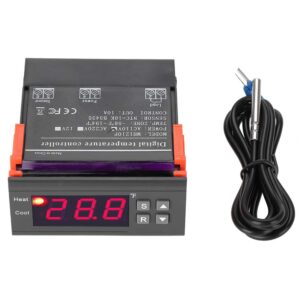 digital temperature controller, thermostat fahrenheit sensor mh1210f digital temperature control controller thermostat 58~194℉ fahrenheit sensor ac110v