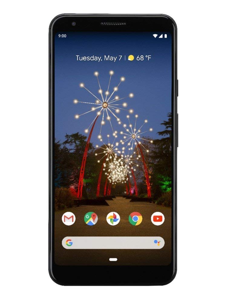 Google Pixel 3a XL Verizon Just Black, 64GB (Renewed)