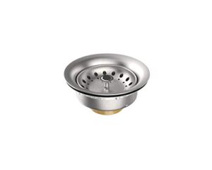 swiss madison sm-kd766 4.5" sink drain, satin, stainless steel