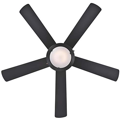 Westinghouse Lighting 7224200 Comet Indoor Ceiling Fan with Light, Matte Black