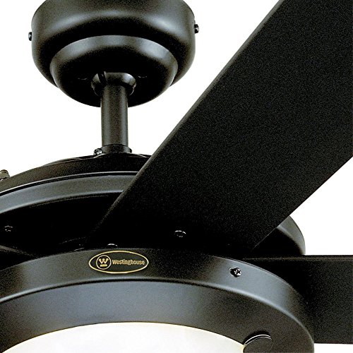 Westinghouse Lighting 7224200 Comet Indoor Ceiling Fan with Light, Matte Black