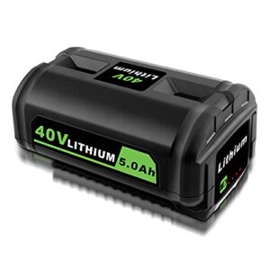 advnovo 40v 5.0ah lithium-ion op4050a battery compatible with ryobi 40v battery op4015 op4026 op40201 op40261 op4030 op40301 op4040 op4050 op40501 op40601