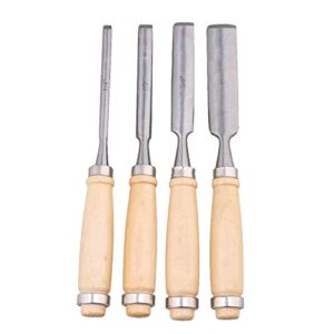 4pcs semicircle wood carving hand chisel tool set woodworking gouges