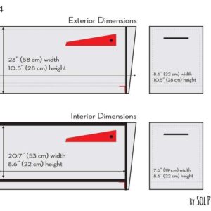 Contemporary Post Mount Mailbox/Aluminum Black Body and Aluminum Red Oak Door and Numbers, Custom Mailbox, Letterbox, Mailnest Type 4