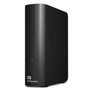 western digital 14tb elements desktop external hard drive, usb 3.0 external hard drive for plug-and-play storage - western digitalbwlg0140hbk-nesn