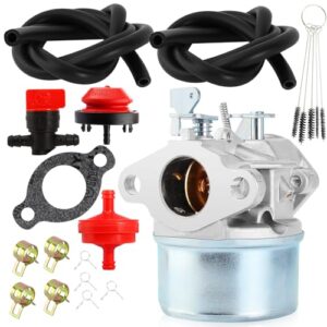 YOFMOO Carburetor Kit Compatible for Toro Powerlite CCR1000 38172 38173 38175 38176 38177 38178 38182 38183 38190 38191 38195 38196 38400 38405 Craftsman Tecumseh Yardmachine Snowblower 1990-2009