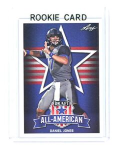 2019 leaf draft #70 daniel jones aa new york giants rookie card - mint ships in brand new holder