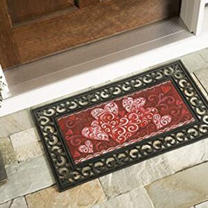 Evergreen Sassafras Bundle - Set of 5 Holidays Interchangeable Entrance Doormats | Indoor and Outdoor |22-in x 10-in doormats and 30-in x 18-in Tray | Non-Slip Backing | Low Profile | Home Décor