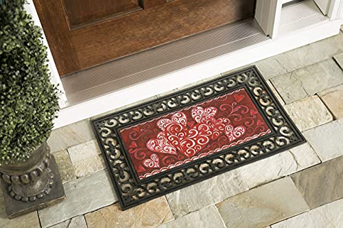 Evergreen Sassafras Bundle - Set of 5 Holidays Interchangeable Entrance Doormats | Indoor and Outdoor |22-in x 10-in doormats and 30-in x 18-in Tray | Non-Slip Backing | Low Profile | Home Décor