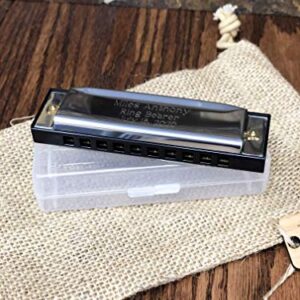 Custom Engraved Personalized Stainless Steel Playing Harmonica