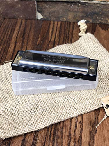 Custom Engraved Personalized Stainless Steel Playing Harmonica