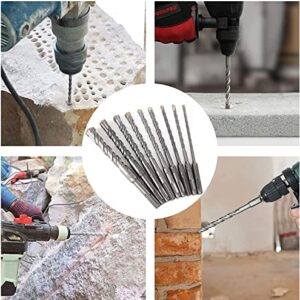 Utoolmart Masonry Drill Bit 12mm x 150mm Carbide Tipped Rotary Hammer Bit Square Shank for Impact Drill 1Pcs