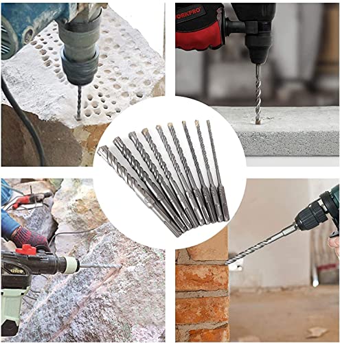 Utoolmart Masonry Drill Bit 12mm x 150mm Carbide Tipped Rotary Hammer Bit Square Shank for Impact Drill 1Pcs