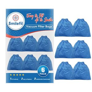 smilefil 6 pack vrc5 cloth filter fits vacmaster 4 to 16 gallon wet/dry vacuums, fits for craftsman 2&2-1/2 gal. shop vac 916949, 9-16949