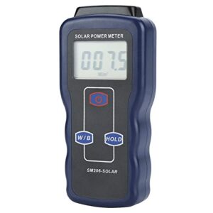 digital solar power meter, digital solar energy meter sun light energy measuring tester sm206 sun light radiation testing instrument digital high precision