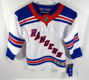 kids new york rangers kevin shattenkirk #22 outerstuff premier white jersey 4-7