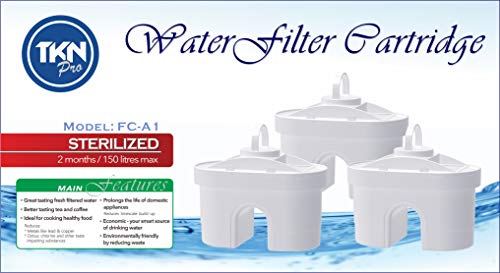 TKN Pro FC-A1 3-Pack Replacement Water Filter Cartridge