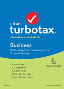 [old version] turbotax business 2019 tax software [pc download]