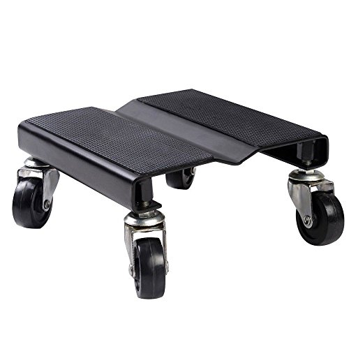 Parts-DIYER Auto Wheel Dolly Dollies Set of 3 Car Dollies, 1500lbs Capacity Car Tire Repair Tools, Moving Rollers Anti-Slip Movers Creepers, Black Body Hammers and Dollies