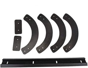 hakatop 753-04472 snowblower paddles 731-1033 scraper bar kit fits 21" mtd craftsman 735-04032 735-04033 snowthrowers