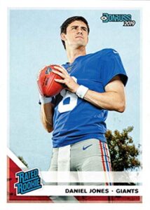 2019 panini donruss football #304 daniel jones rookie card - rated rookie