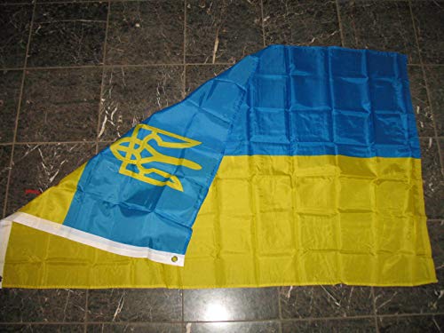 Trade Winds 3x5 Ukraine Ukrainian Small Trident Flag 3'x5' House Banner Super Polyester Premium Fade Resistant