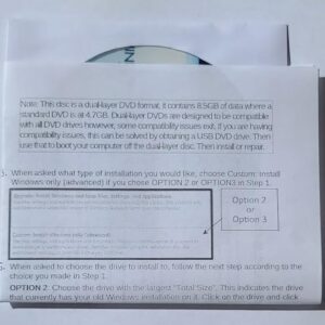 Recovery, Repair & Re-install disc compatible with Win 8 32/64 bit